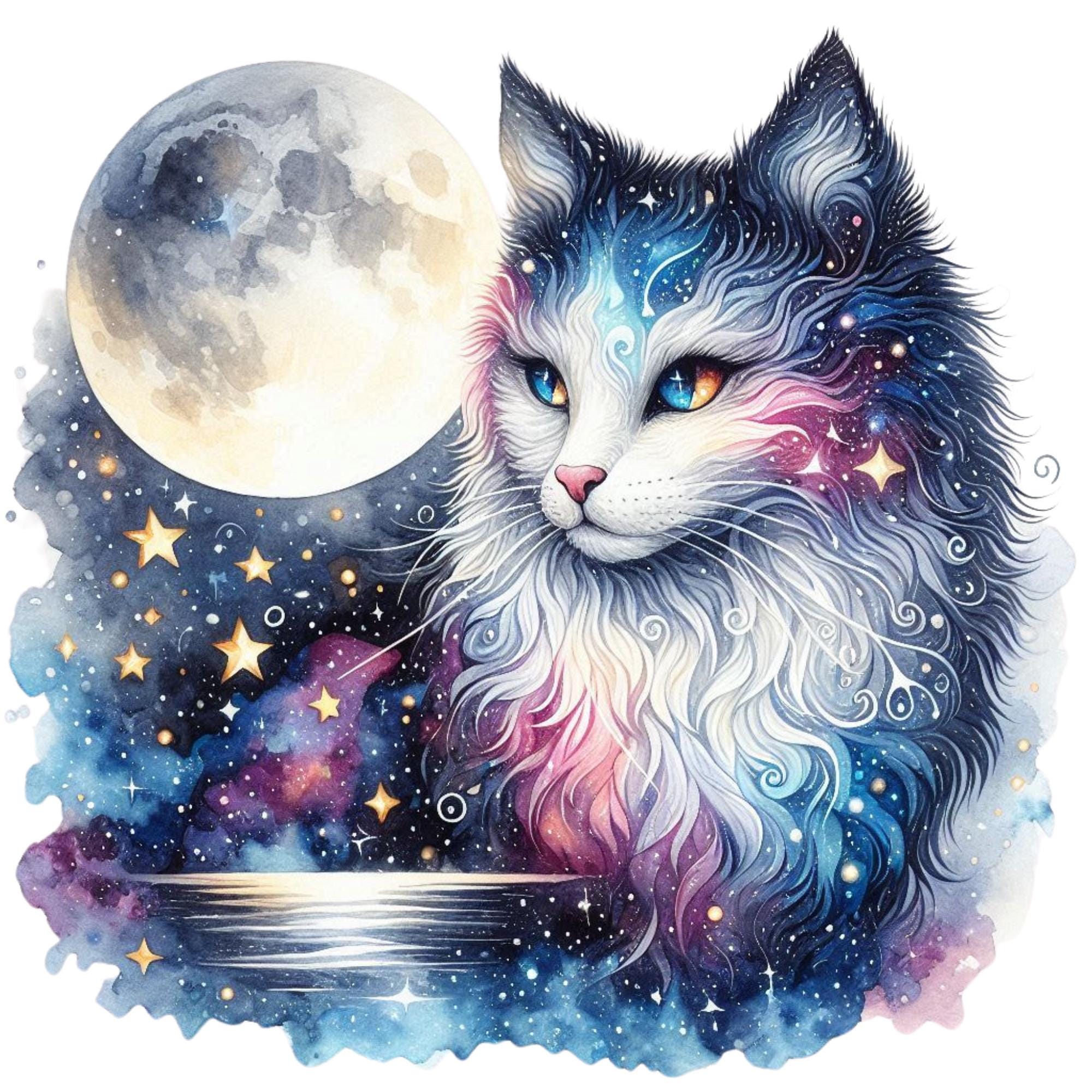 5 Cat Images Mystical Guardian Cat: Celestial Wisdom and Spiritual ...