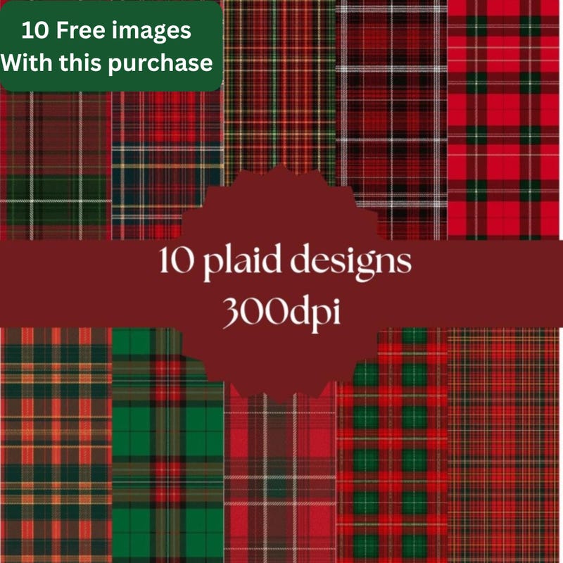 Tartan Paper - Etsy