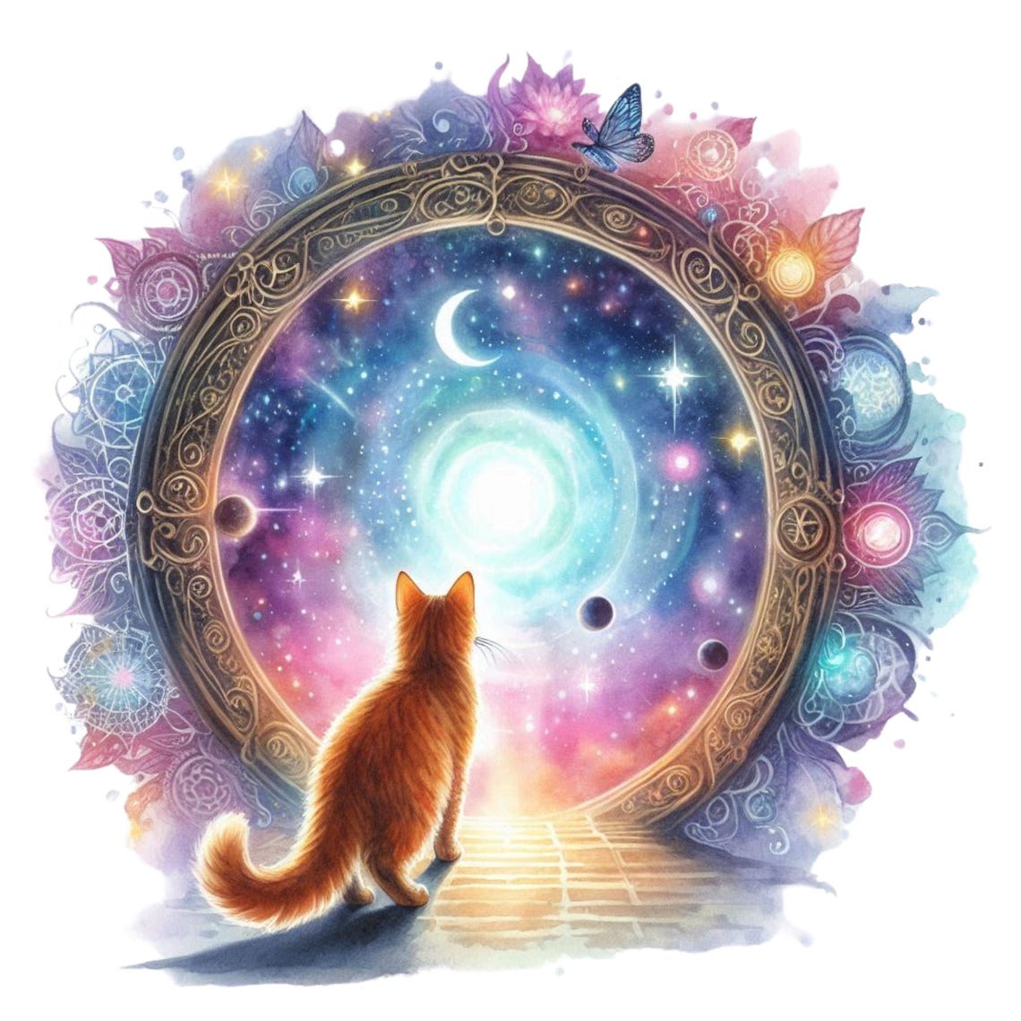 5 Cat Images Mystical Guardian Cat: Celestial Wisdom and Spiritual ...