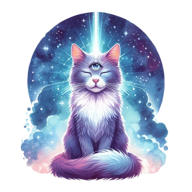 5 Cat Images Mystical Guardian Cat: Celestial Wisdom and Spiritual ...