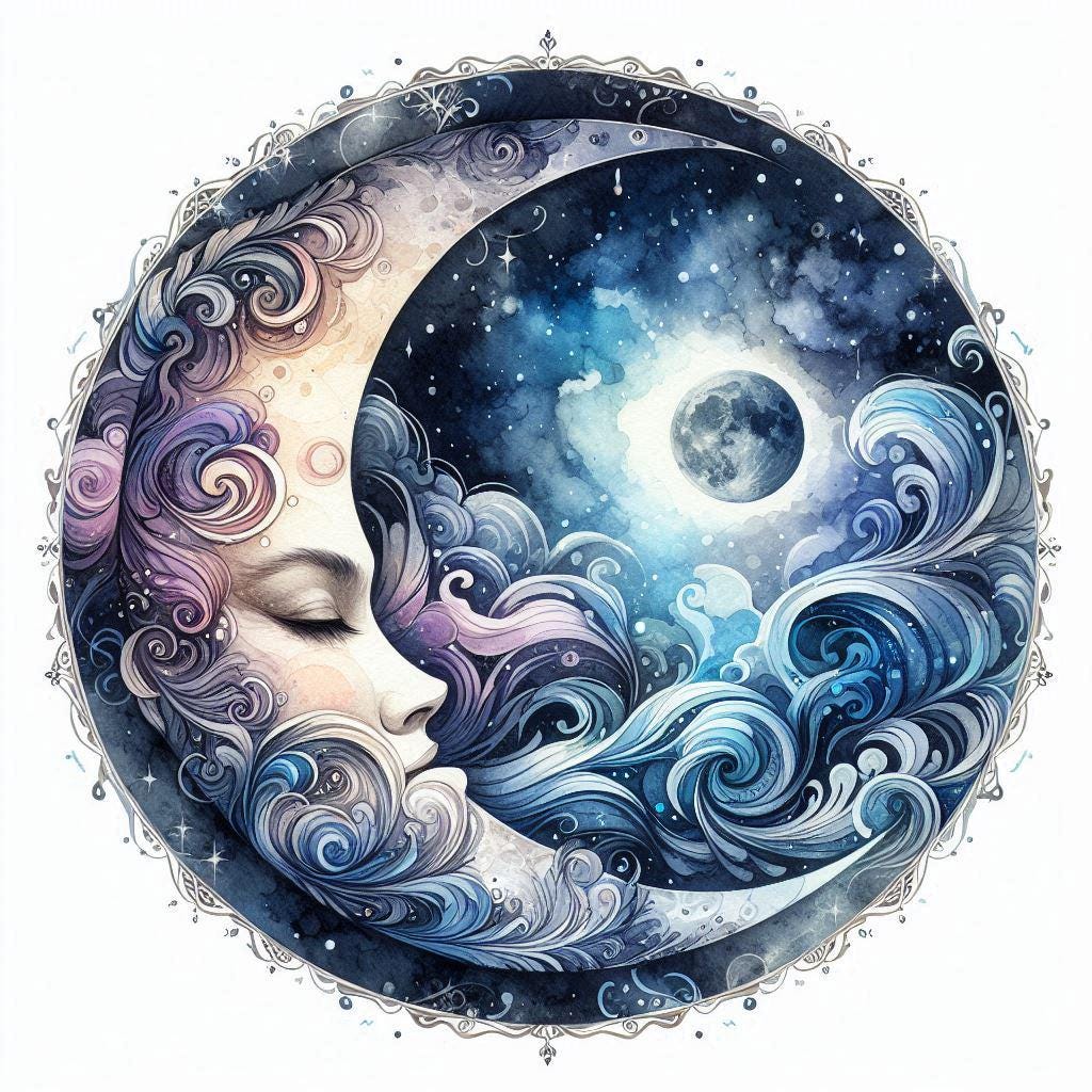 Clipart Png 10 Mystical Moon Clipart – Celestial & Spiritual Digital ...