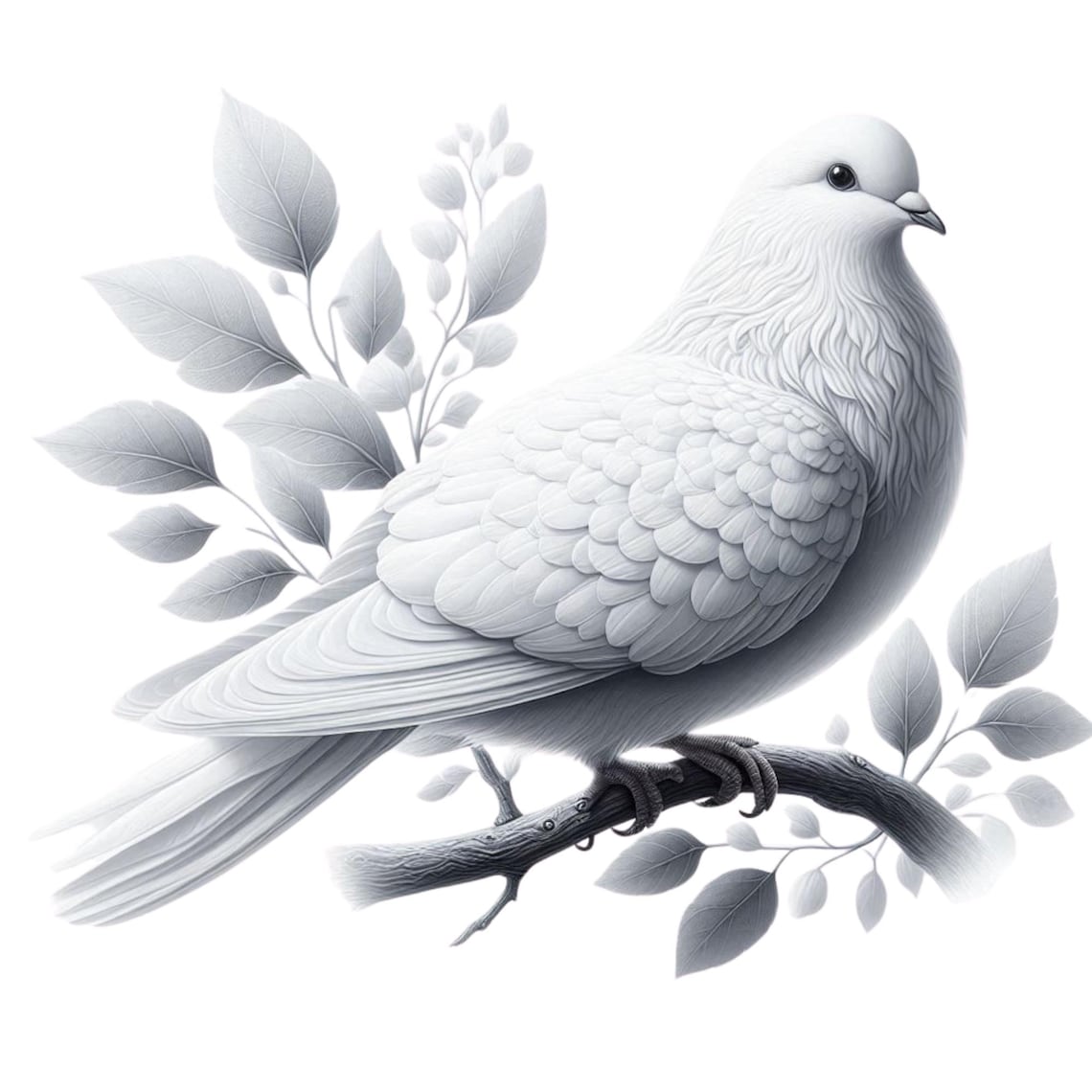 Clipart Doves 10 Graceful Dove Images Realistic & Inspirational Sketch ...