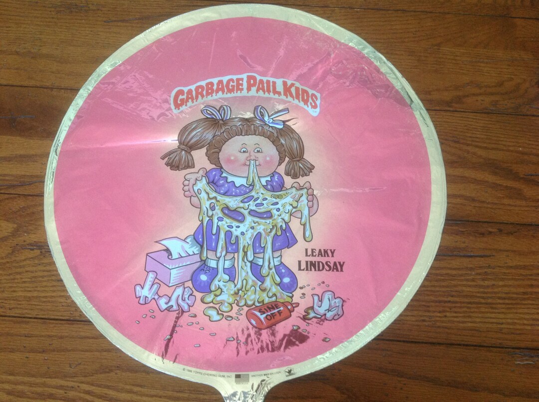 Garbage Pail Kids Mylar Balloon Leaky Lindsay - Etsy
