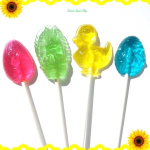 EASTER LOLLIPOP ASSORTMENT, Assorted Colors & Flavors, Easter Party ...