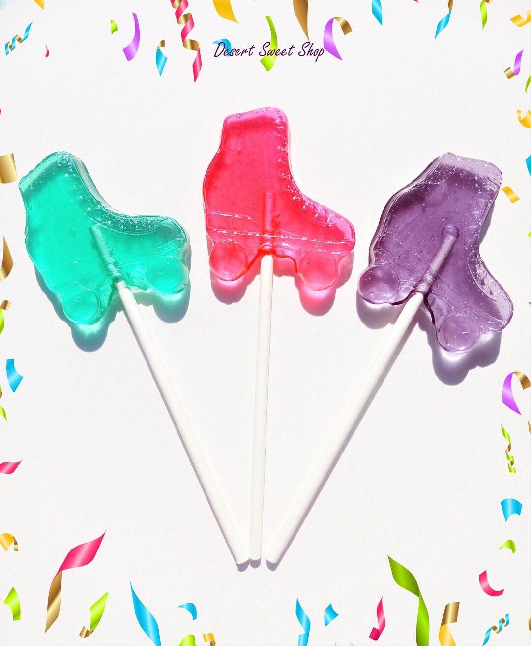 ROLLER SKATE LOLLIPOPS, Roller Skate Party Favors, Roller Derby ...