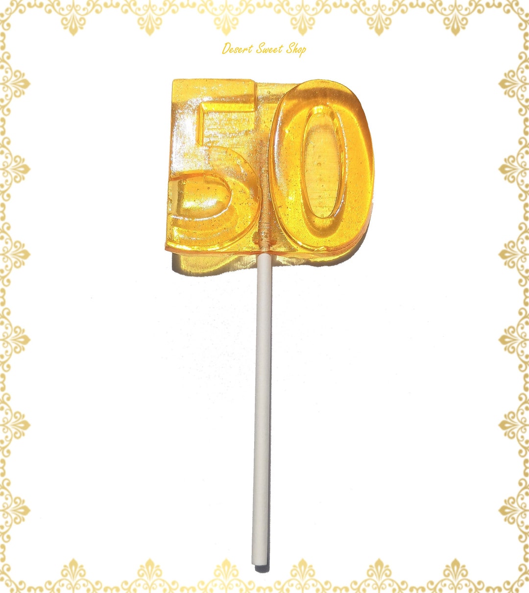 LARGE NUMBER 50 LOLLIPOPS, Large Number 50 Party Favors, 50th Birthday ...