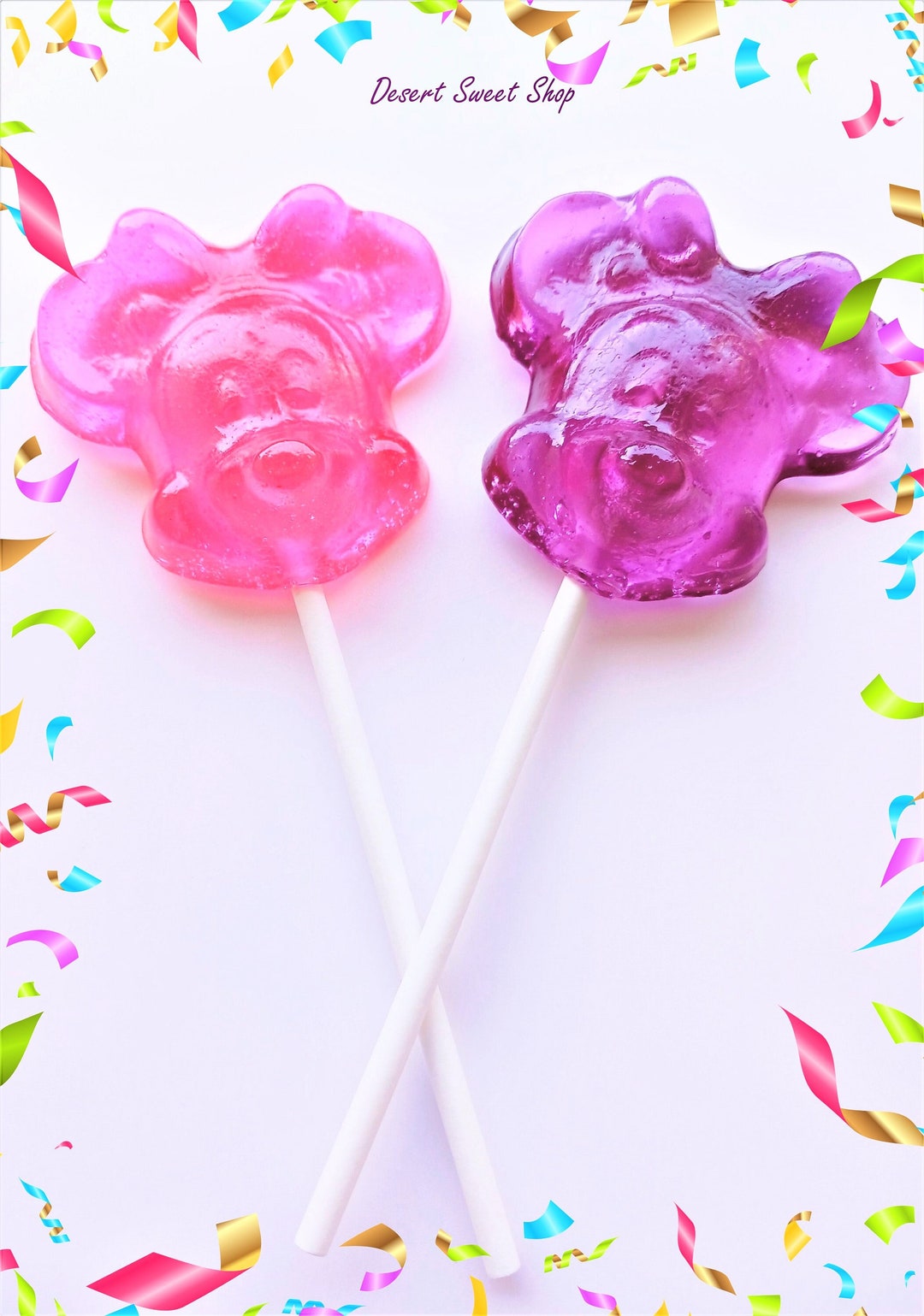 FAMOUS GIRL MOUSE Lollipops, Famous Girl Mouse Party Favors, Minnie ...
