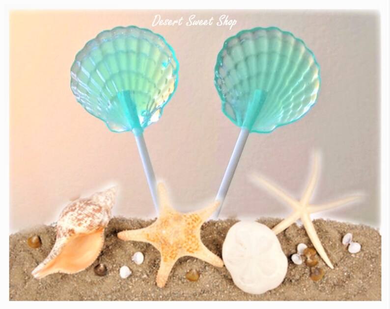 CLAMSHELL LOLLIPOPS Clamshell Party Favors Clam Shell - Etsy