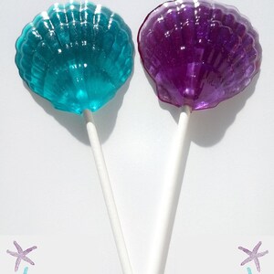 CLAMSHELL LOLLIPOPS Clamshell Party Favors Clam Shell - Etsy