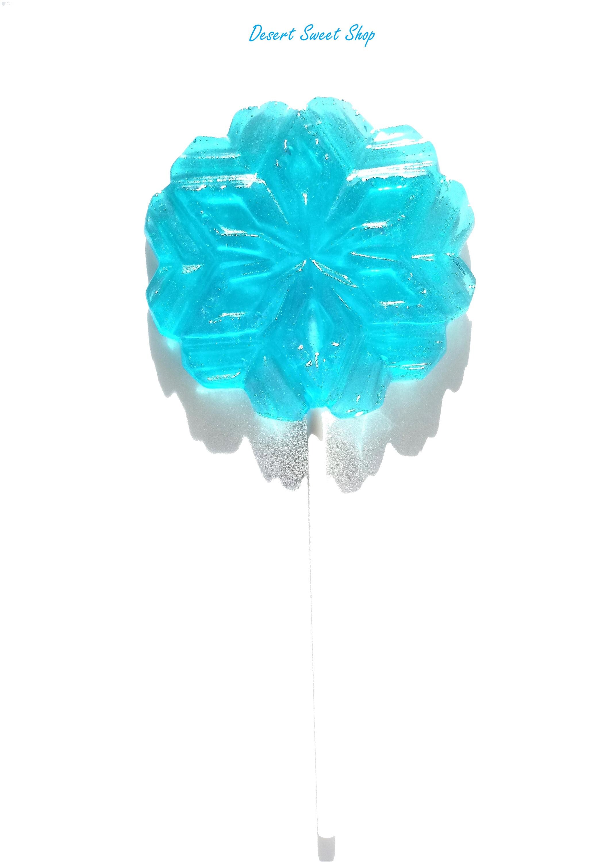 LARGE SNOWFLAKE LOLLIPOPS, Snowflake Party Favors, Frozen Inspired ...