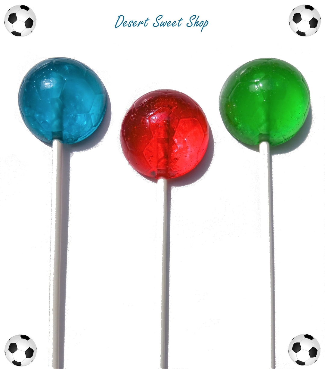 Soccer Ball Lollipops, Sports Party Favors, Hard Candy - Etsy