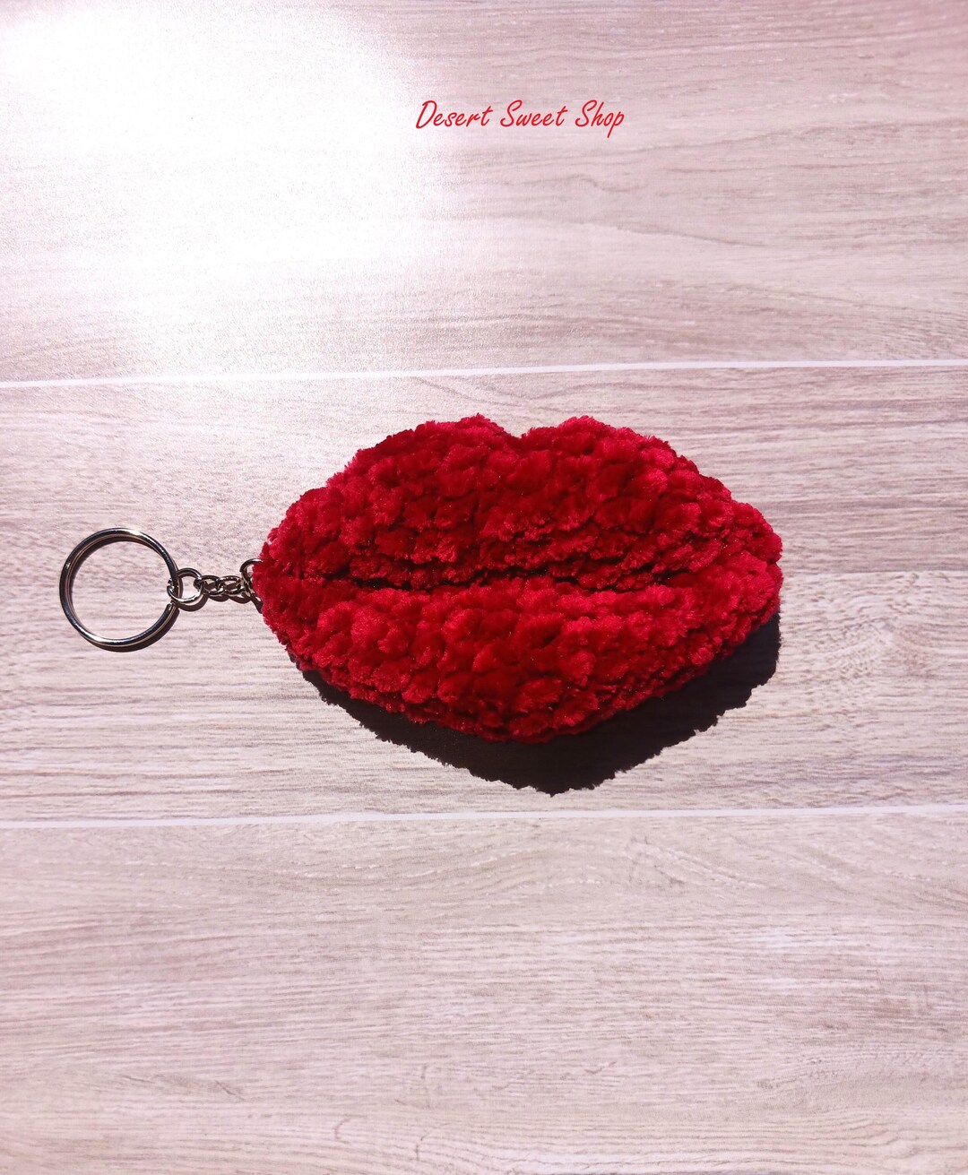 CROCHET LIPS KEYCHAIN, Hot Lips Keychain, Amigurumi Crochet Lips ...