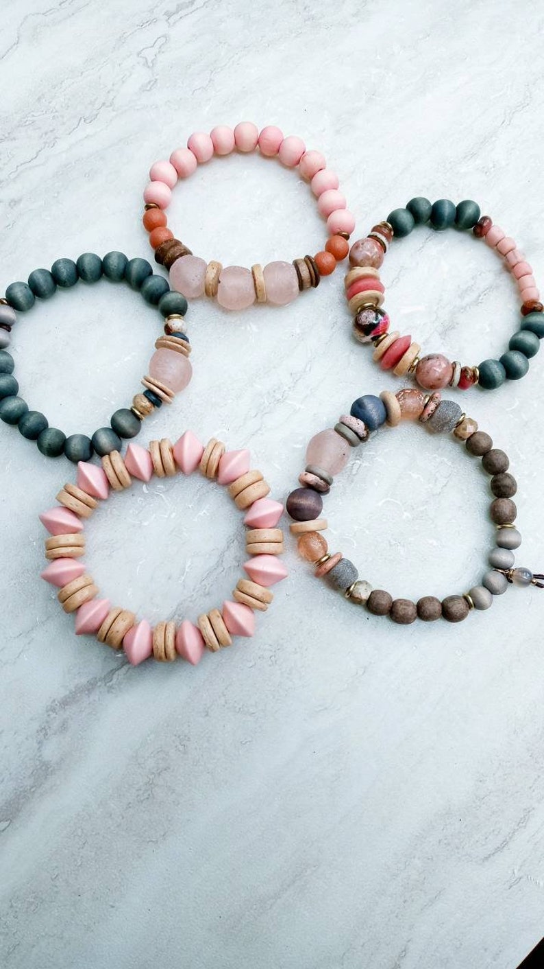 Desert Sunset Stack Bracelets BULK Bracelet Set of 5 for - Etsy