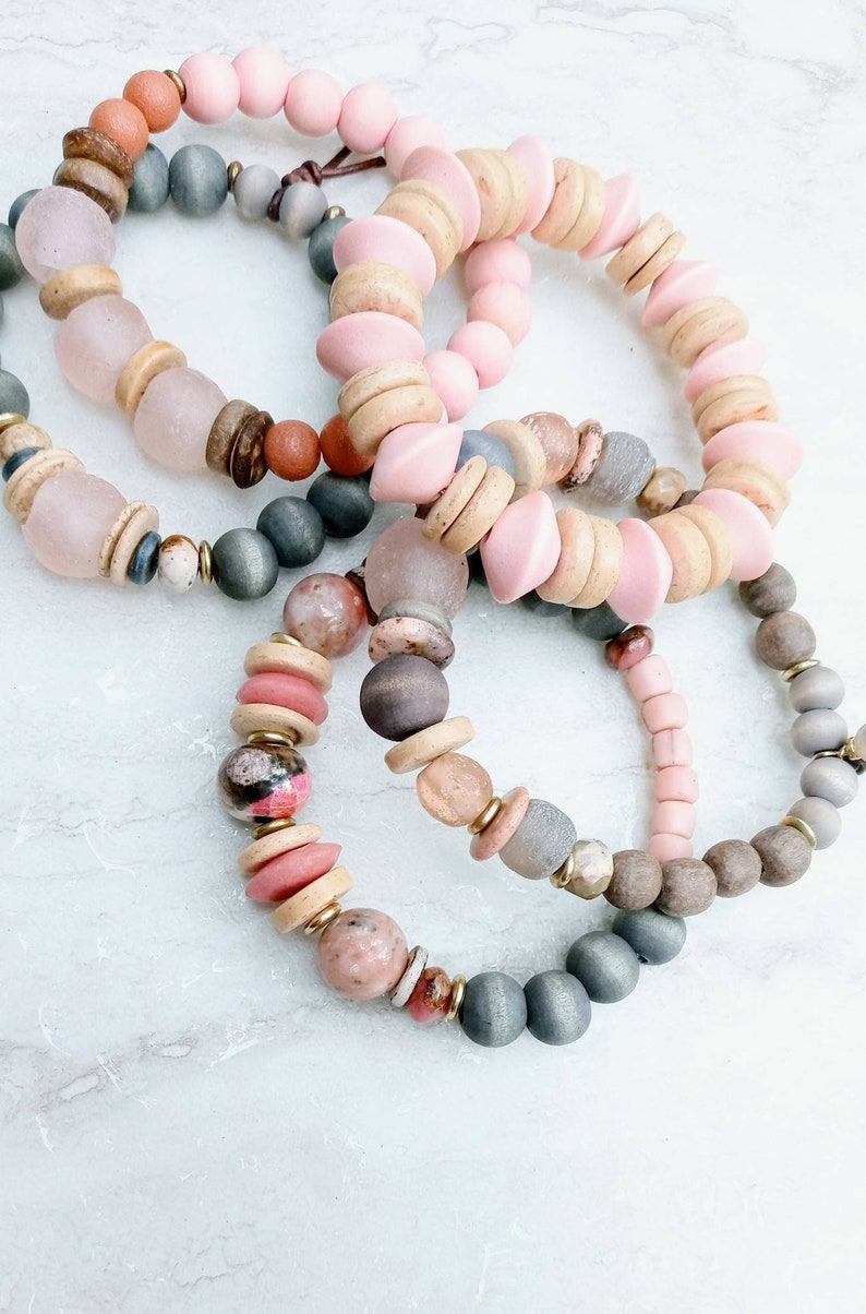 Desert Sunset Stack Bracelets BULK Bracelet Set of 5 for - Etsy