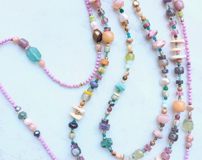She's a Human Espresso Shot | Amethyst, Sunstone, Prehnite, Pearls ...