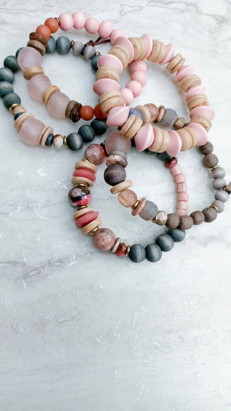 Desert Sunset Stack Bracelets BULK Bracelet Set of 5 for - Etsy