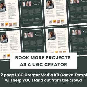 UGC Portfolio Media Kit | UGC Template | UGC Media Kit | Ugc Portfolio ...