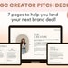 UGC Pitch Deck | UGC Creator Template } UGC Creator Presentation ...