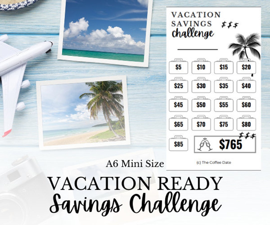 Savings Challenge | Vacation Saving Challenge | Travel Savings ...