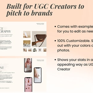 UGC Pitch Deck | UGC Creator Template } UGC Creator Presentation ...