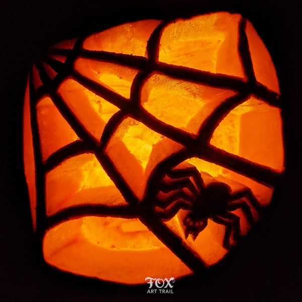 Spiderweb Pumpkin Carving - Etsy