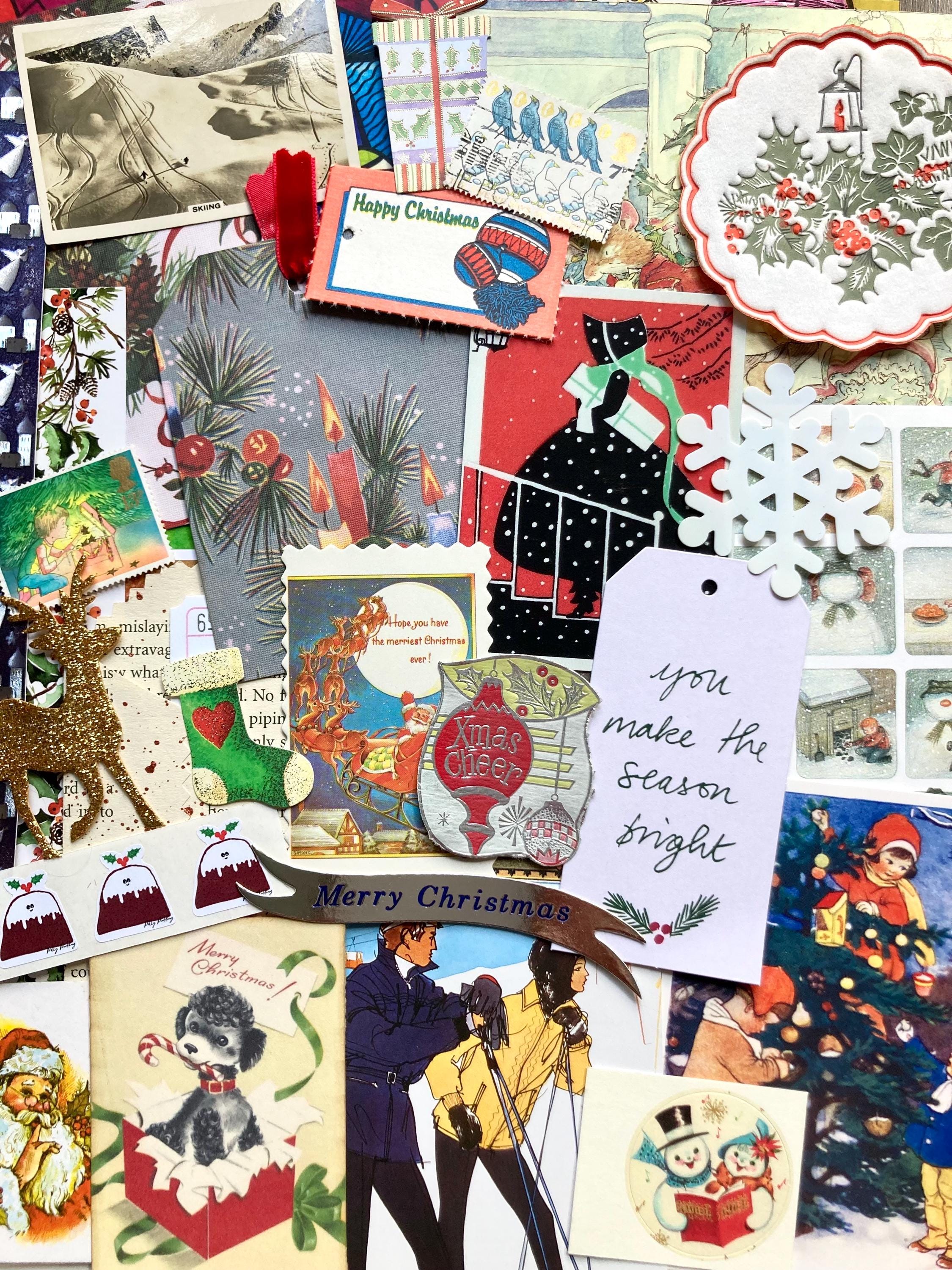Christmas Craft Pack | Christmas Inspiration Kit | Festive Mixed Media ...