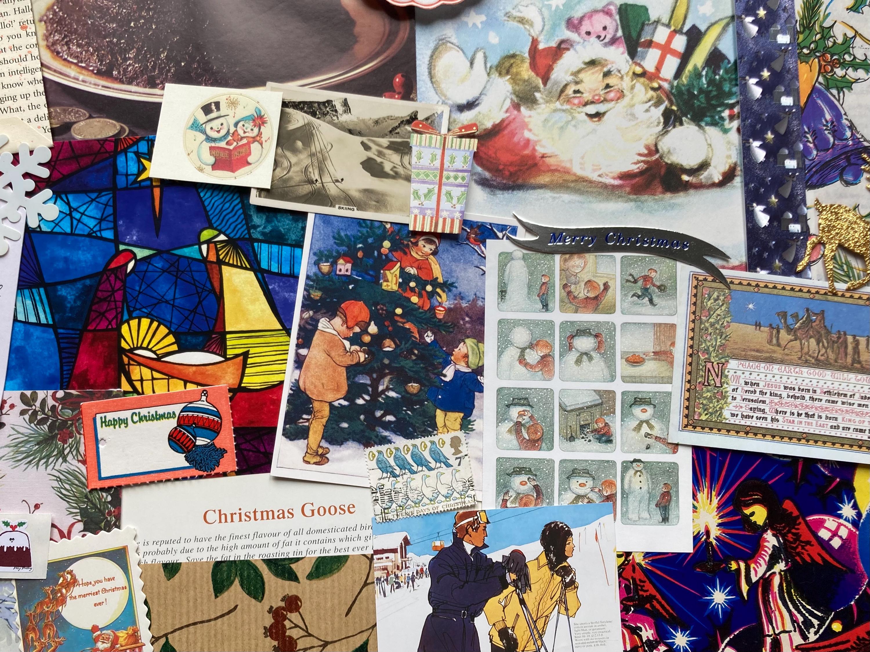 Christmas Craft Pack | Christmas Inspiration Kit | Festive Mixed Media ...