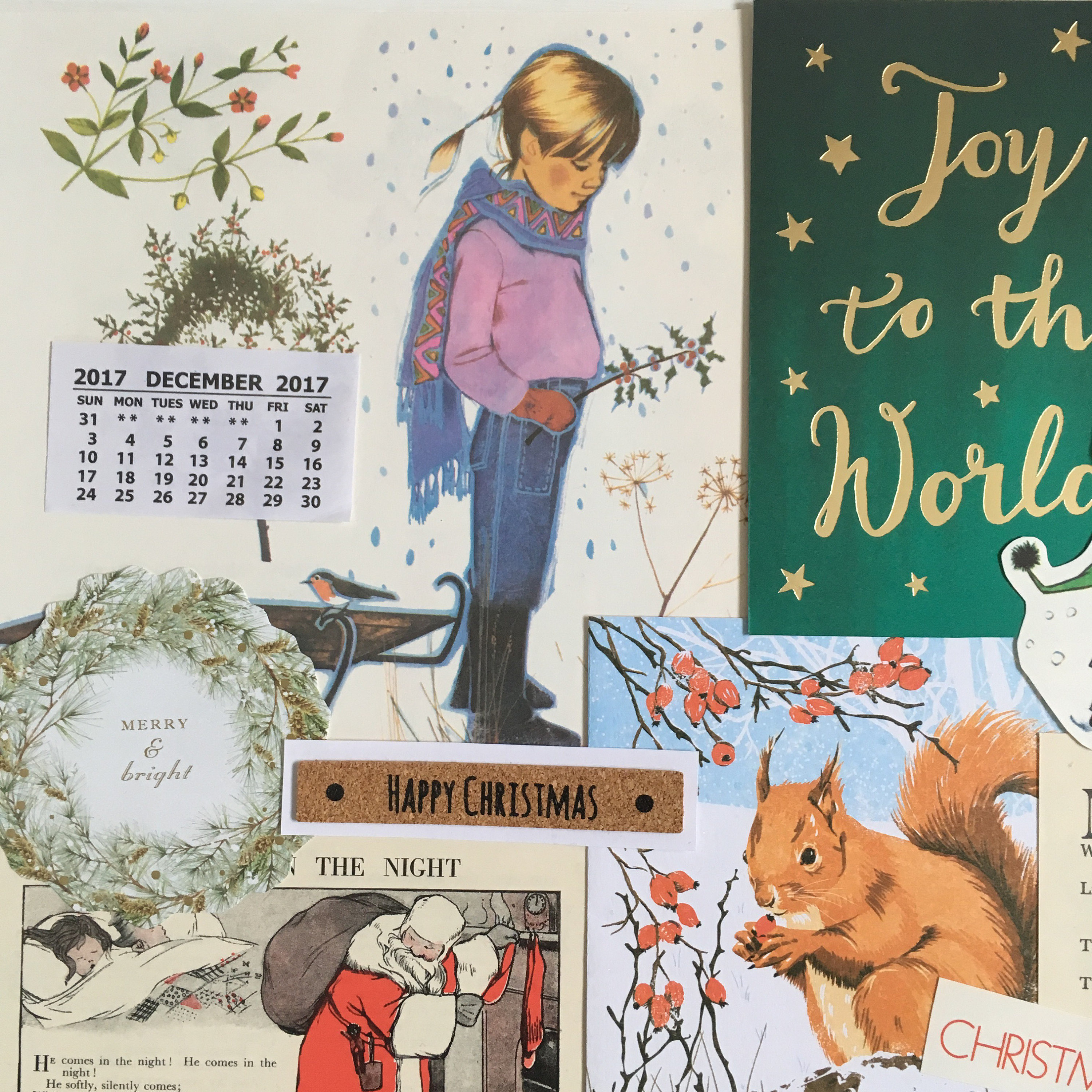 Christmas Craft Pack Christmas Inspiration Kit Festive Mixed Media ...