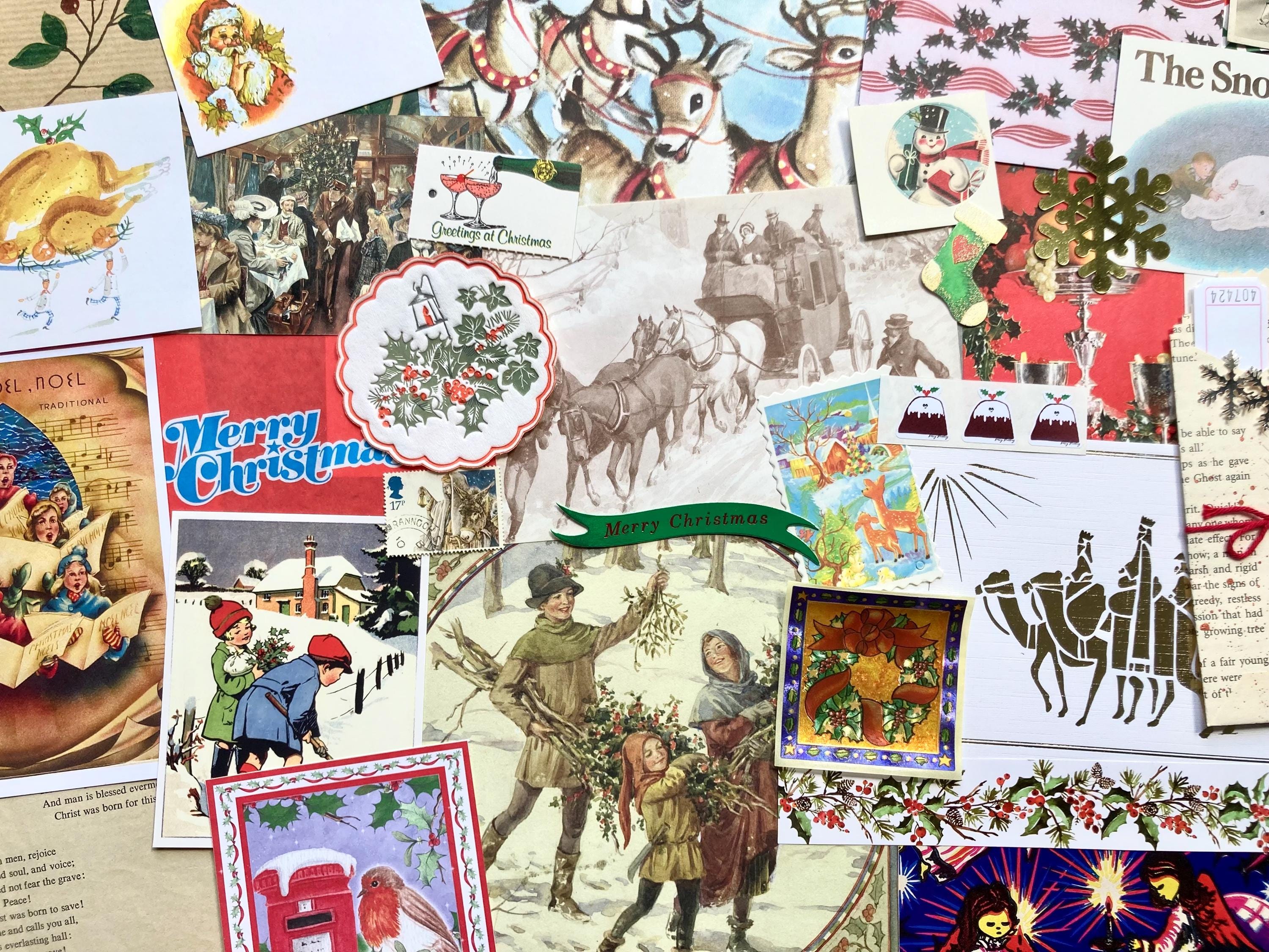 Christmas Craft Pack | Christmas Inspiration Kit | Festive Mixed Media ...