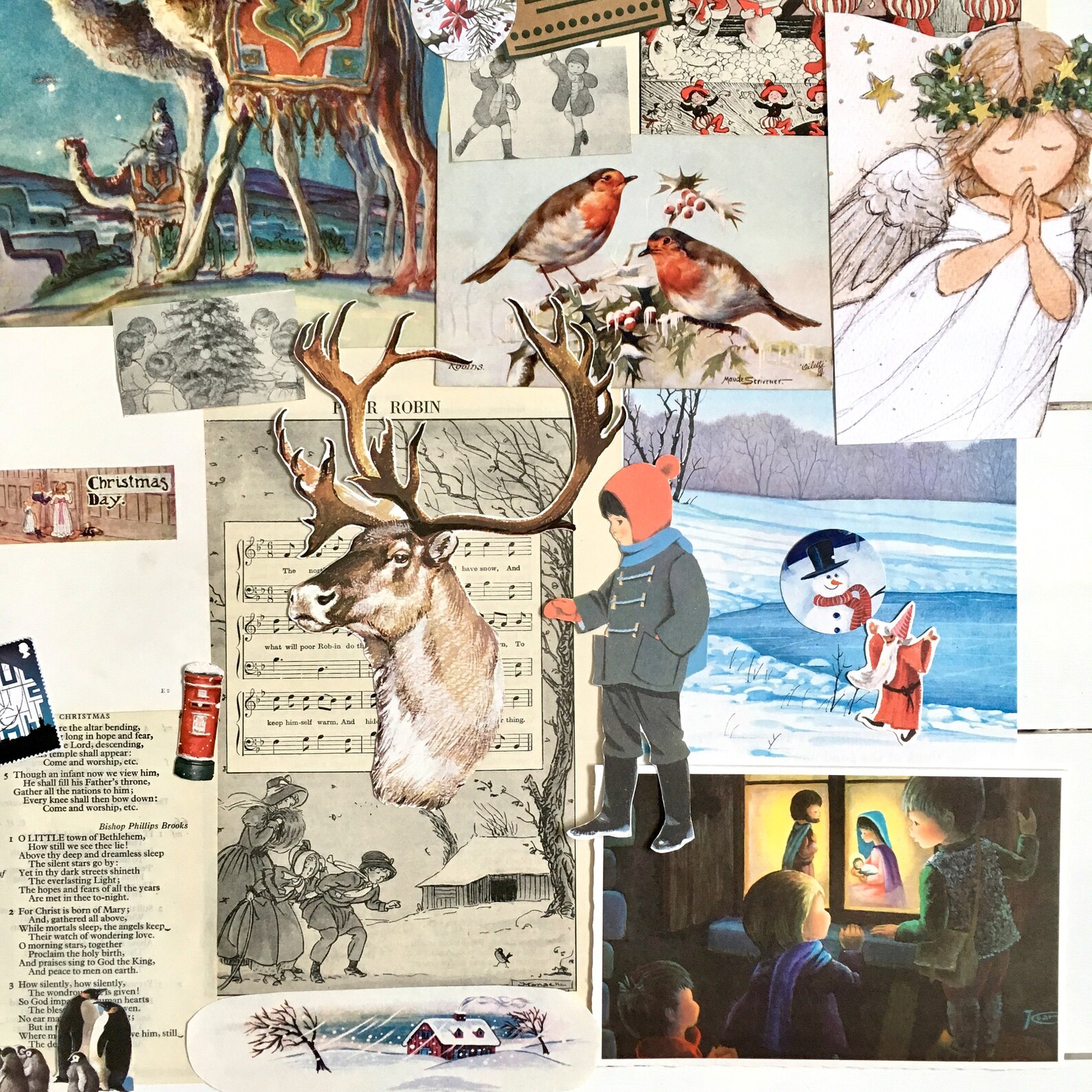 Christmas Craft Pack Christmas Inspiration Kit Festive Mixed Media ...