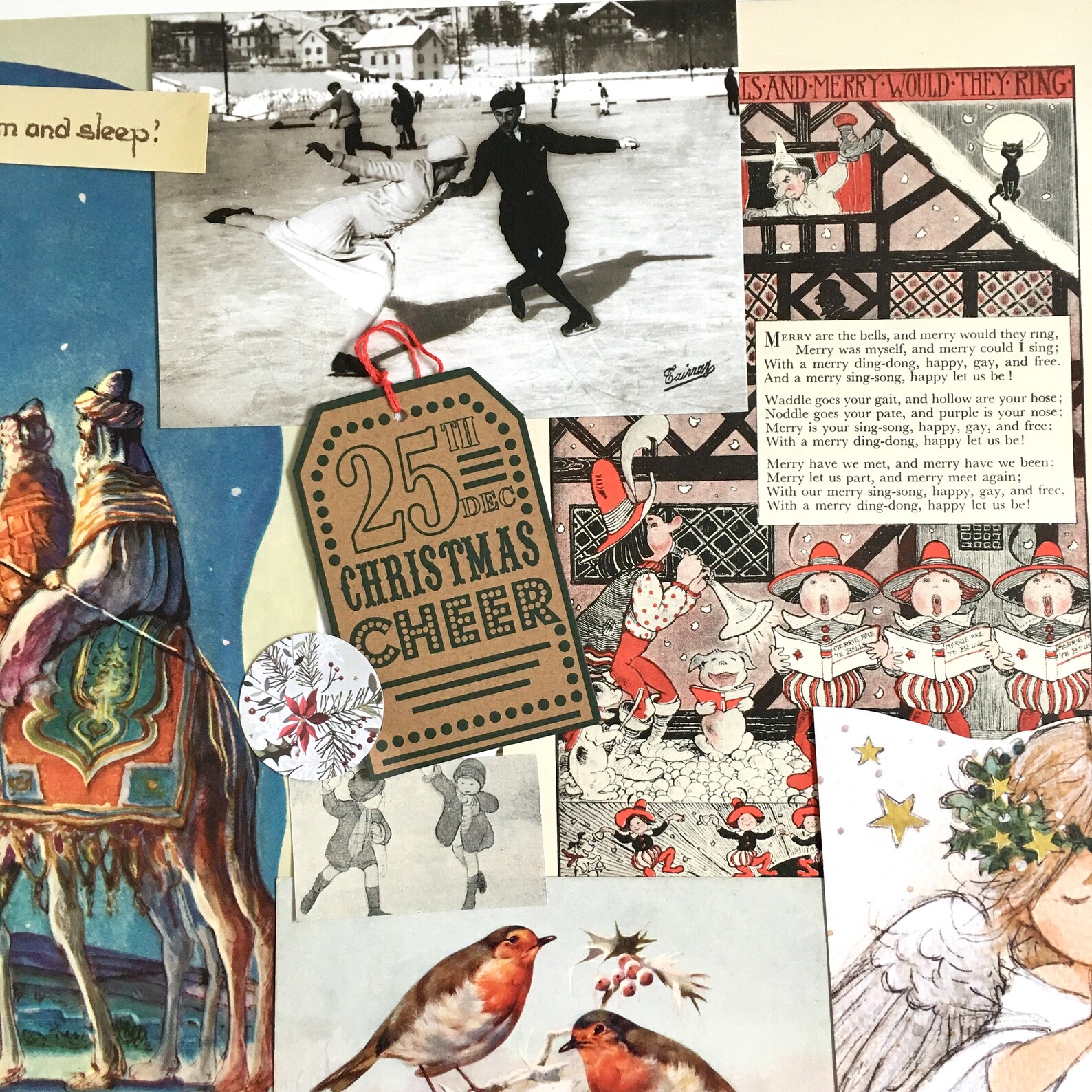 Christmas Craft Pack | Christmas Inspiration Kit | Festive Mixed Media ...