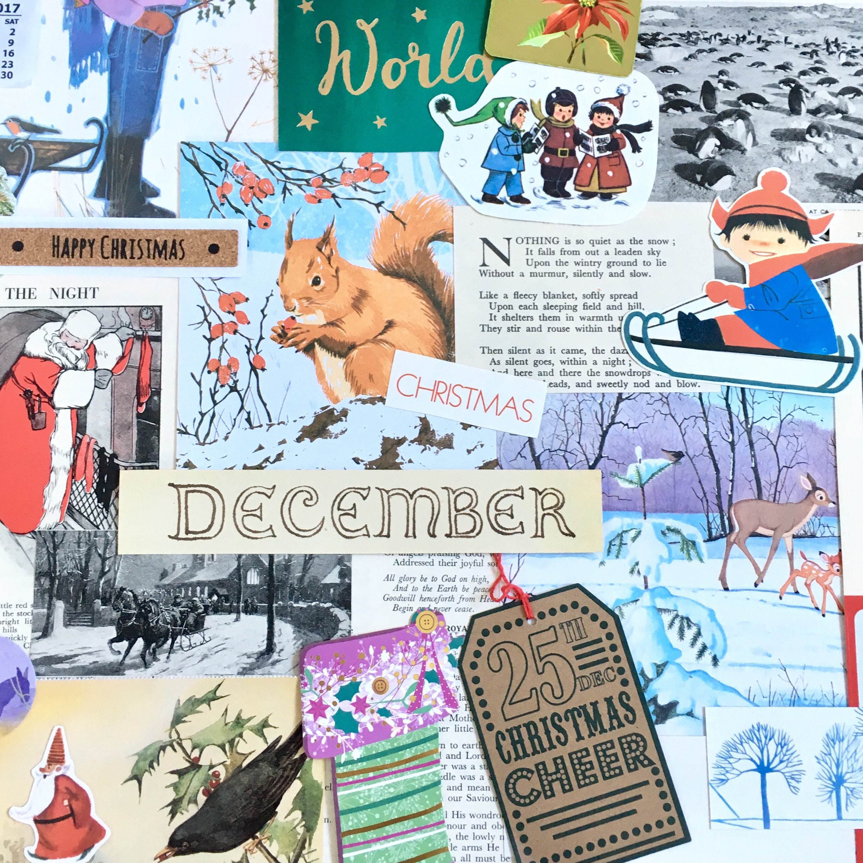 Christmas Craft Pack | Christmas Inspiration Kit | Festive Mixed Media ...