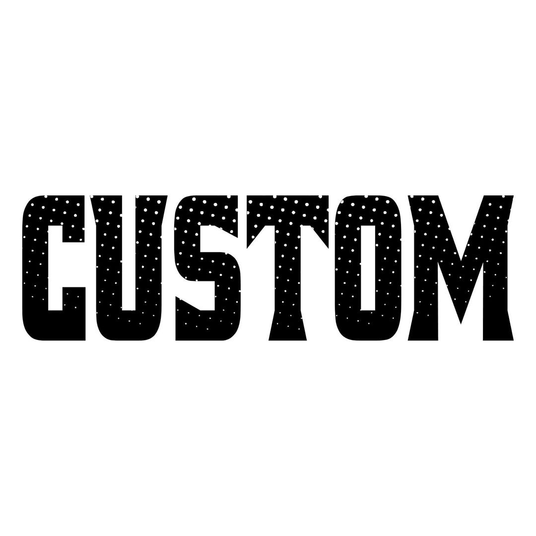 Custom Mascot Name, Two-tone, Dots, Digital Download, PNG, Custom ...