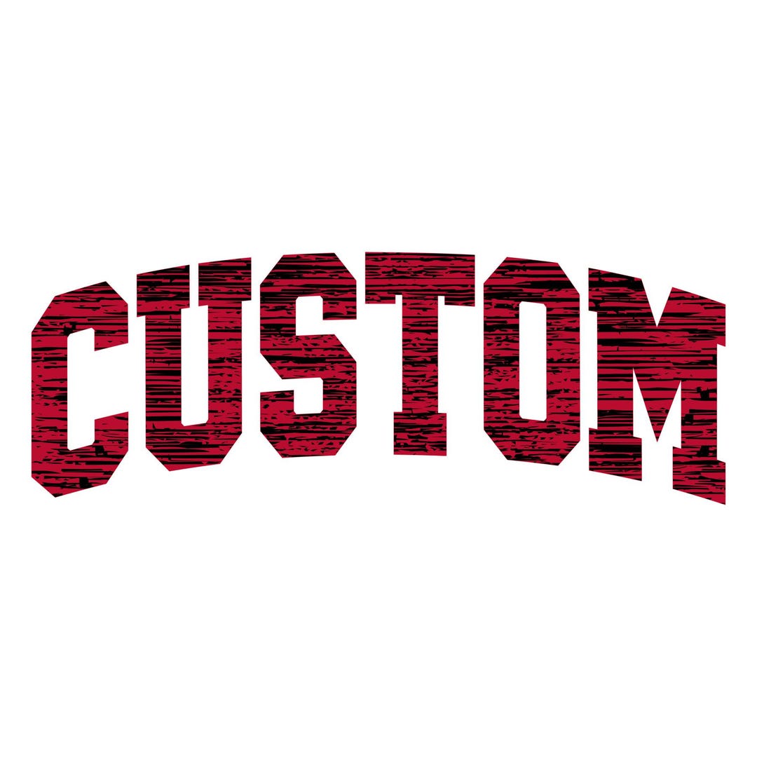 Custom Mascot Word/name, Distressed, Digital Download, PNG, Custom ...