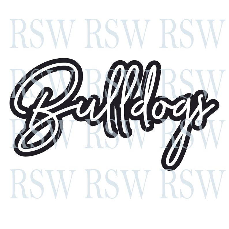 Bulldogs Digital Download, PDF/SVG/PNG Files for Cutting or Printing ...