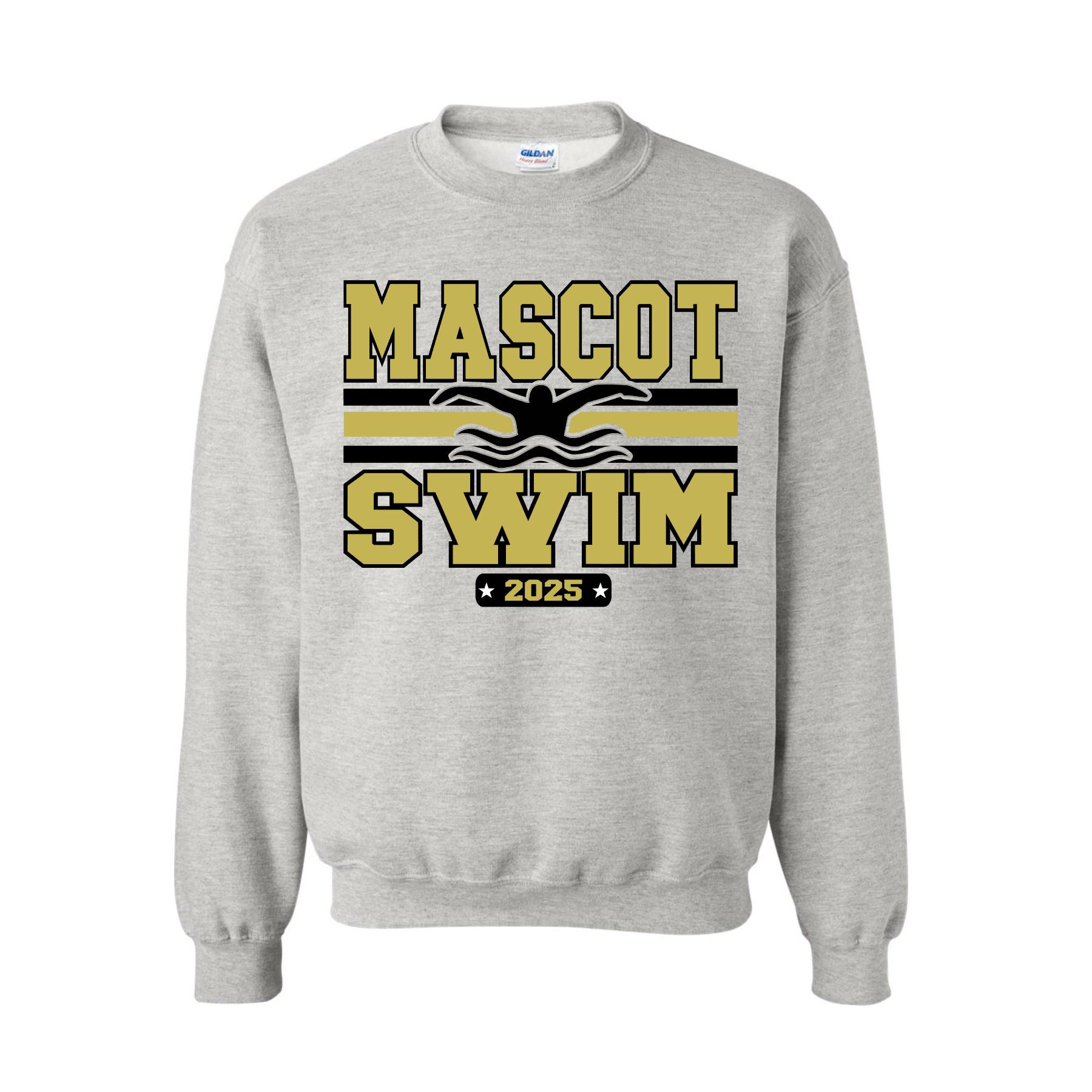 Customizable Mascot Swim Team PNG, School Spirit Design (digital ...