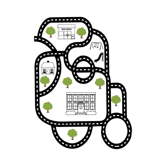 City Street SVG | Etsy