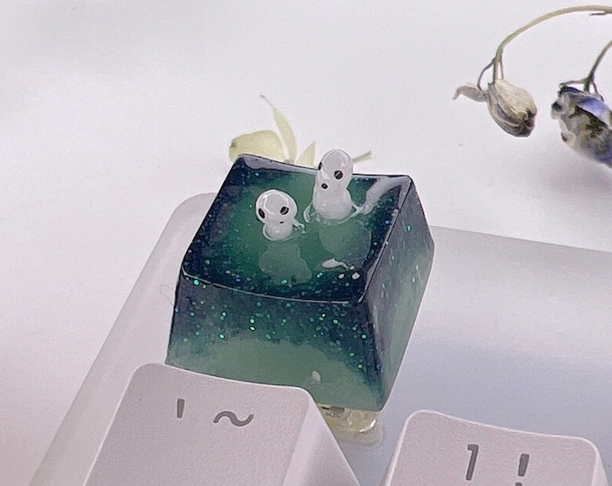 Glow Artisan Keycap | Anime Keycap | Artisan Keycap - Etsy