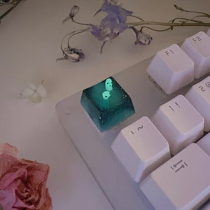 Glow Artisan Keycap | Anime Keycap | Artisan Keycap - Etsy