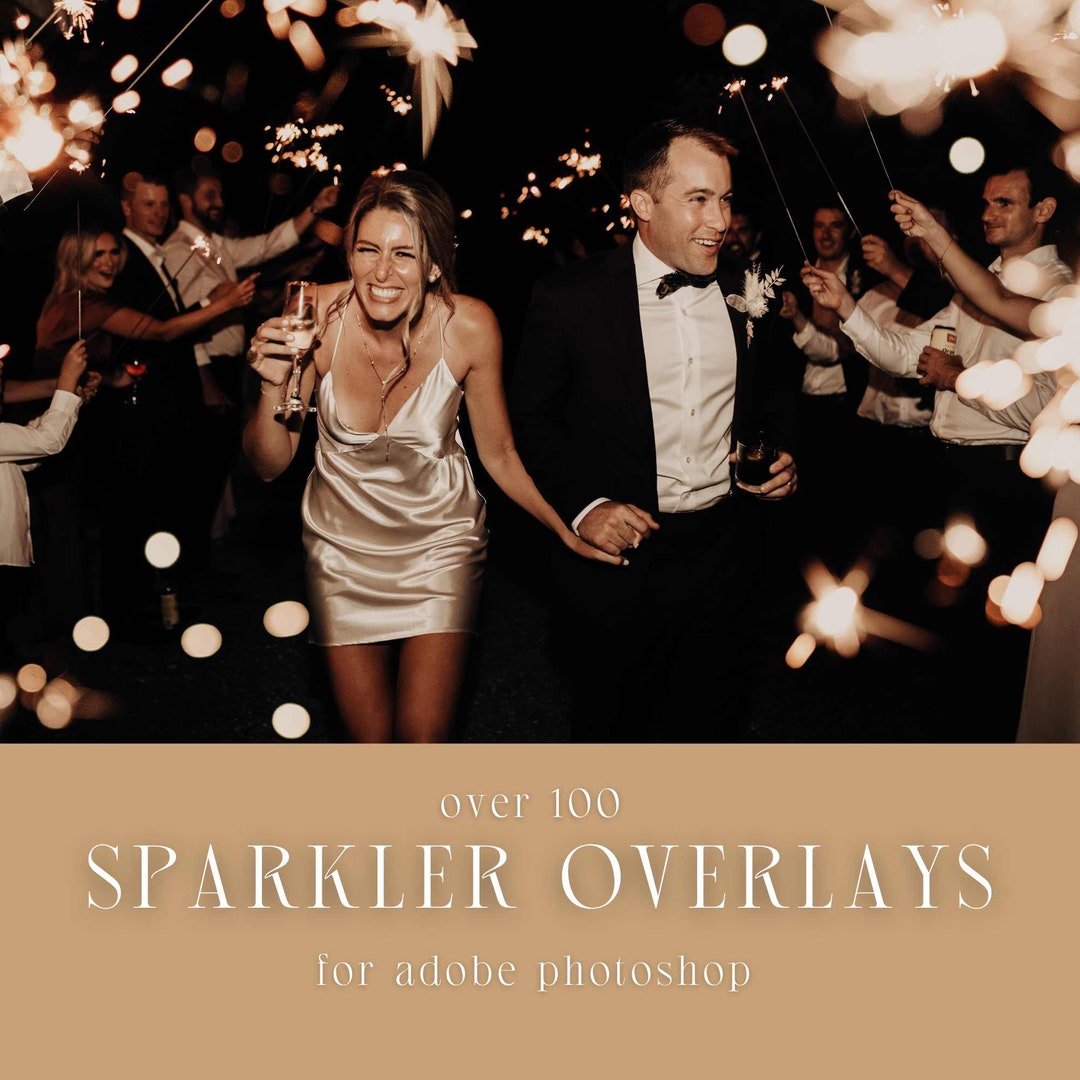 100 Sparkler Overlays for Adobe Photoshop 100 Sparkler Overlays for ...