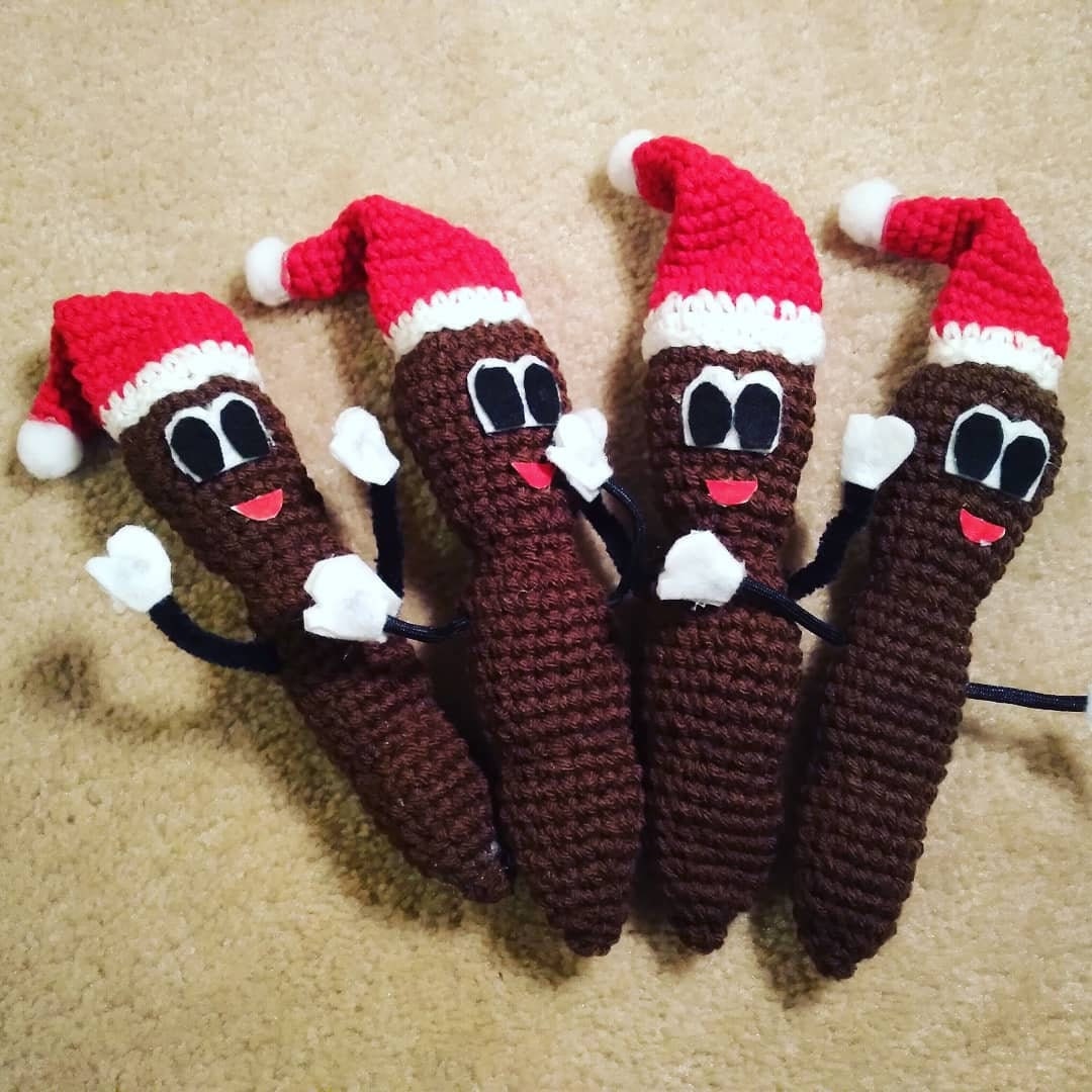 Mr. Hanky Christmas Toy, Crochet Mr. Hanky Gift, Funny Stocking Stuffer ...