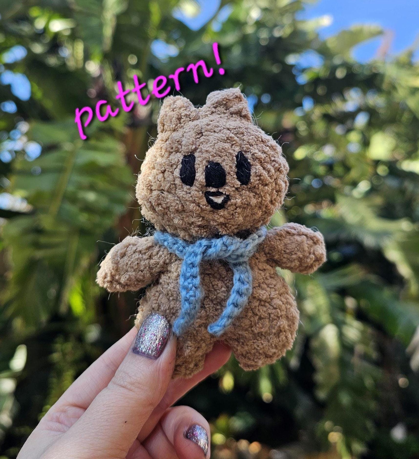 Crochet Mini Quokka [PATTERN] 10cm - Etsy