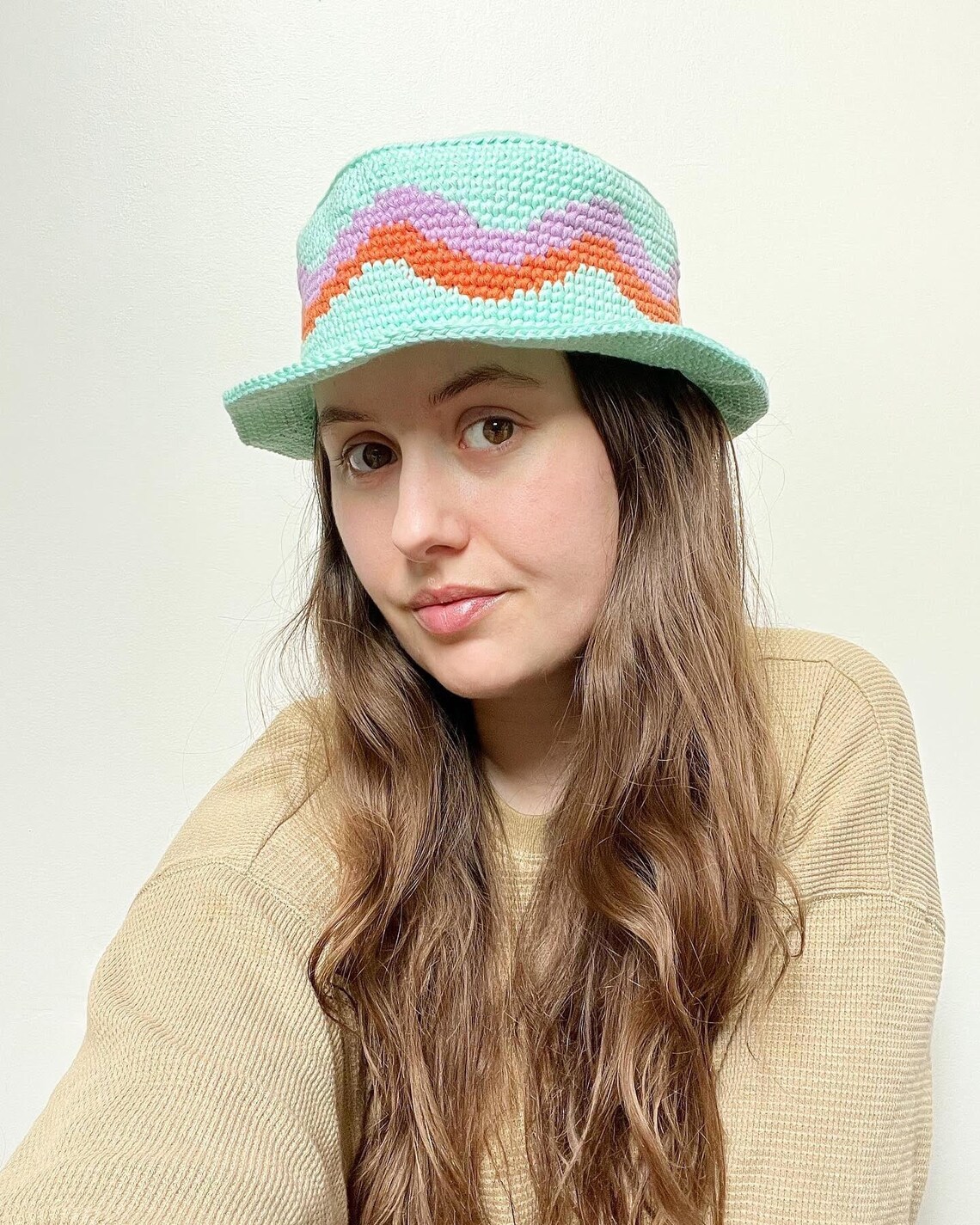 Wavy Bucket Hat - Crochet Pattern - Etsy