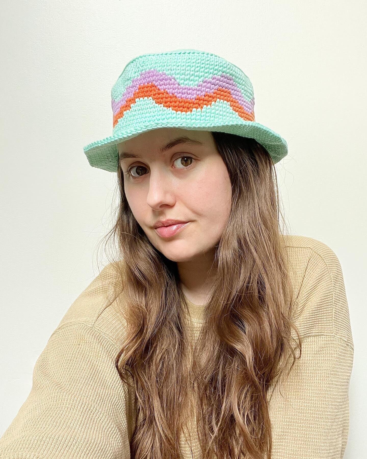 Wavy Bucket Hat - Crochet Pattern - Etsy