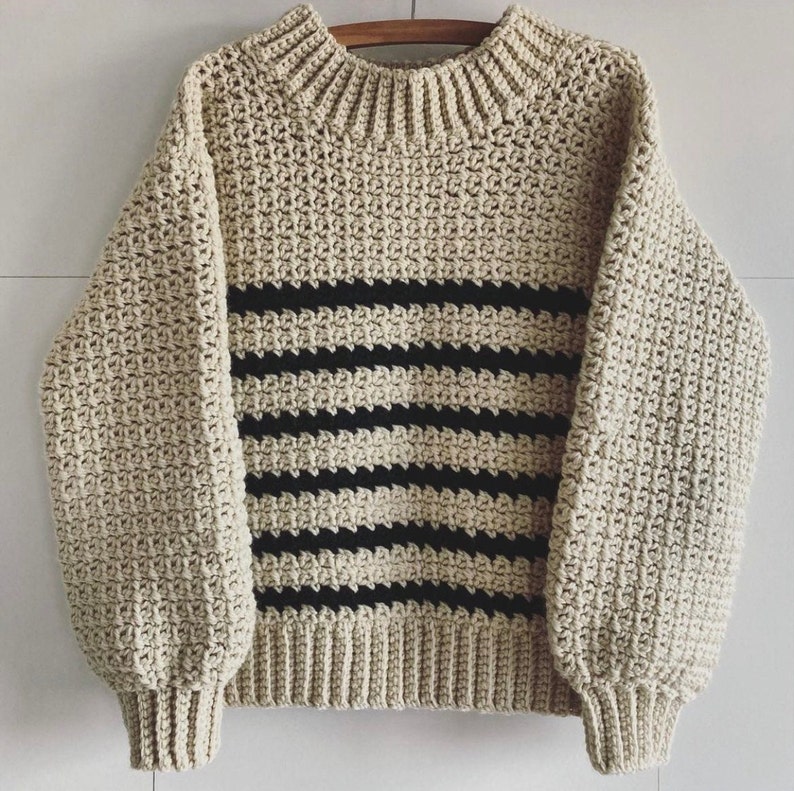 Mavety Sweater Crochet Patter - Etsy