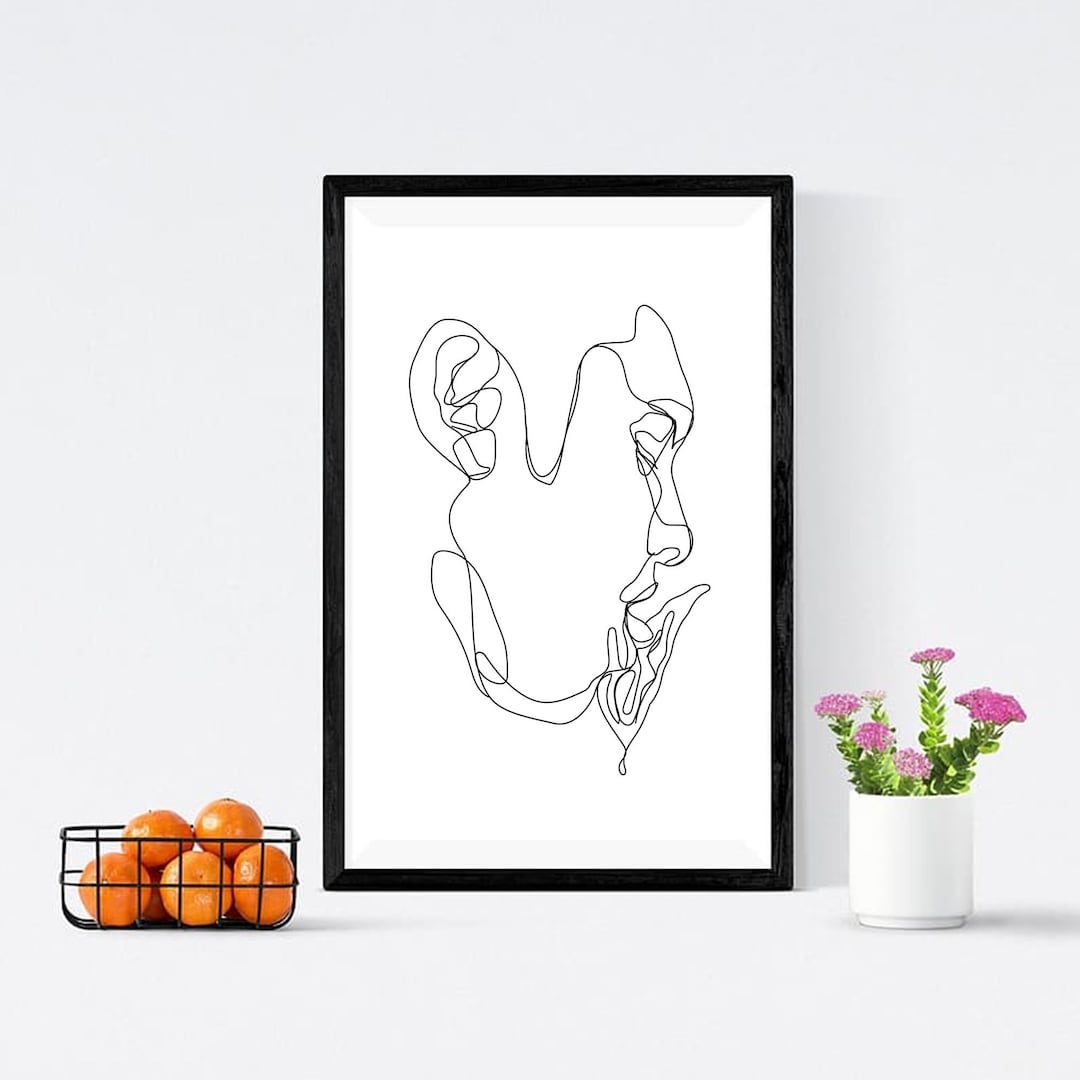 Erotic Oral Sex Line Art Bedroom Wall Art Decor Mature Sex Etsy