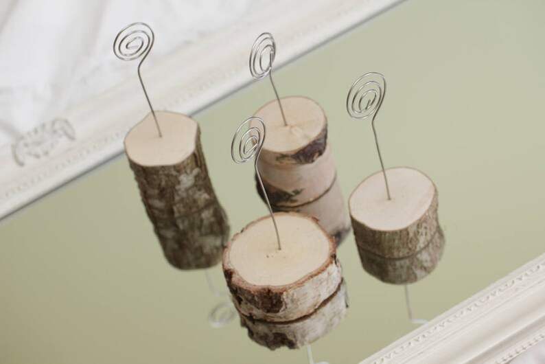 Set of 20 Table Number Holder With Wire Name Tag Holder - Etsy