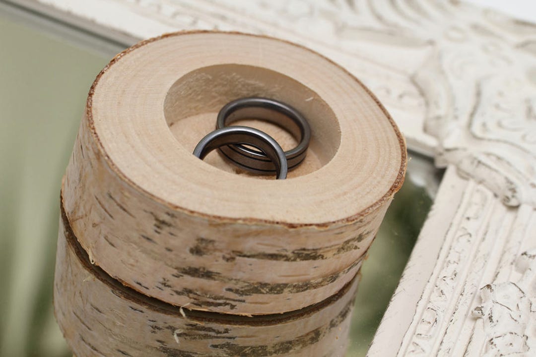 Rustic Ring Holder, Engagement Pillow, Rustic Wedding Bearer Pillow ...
