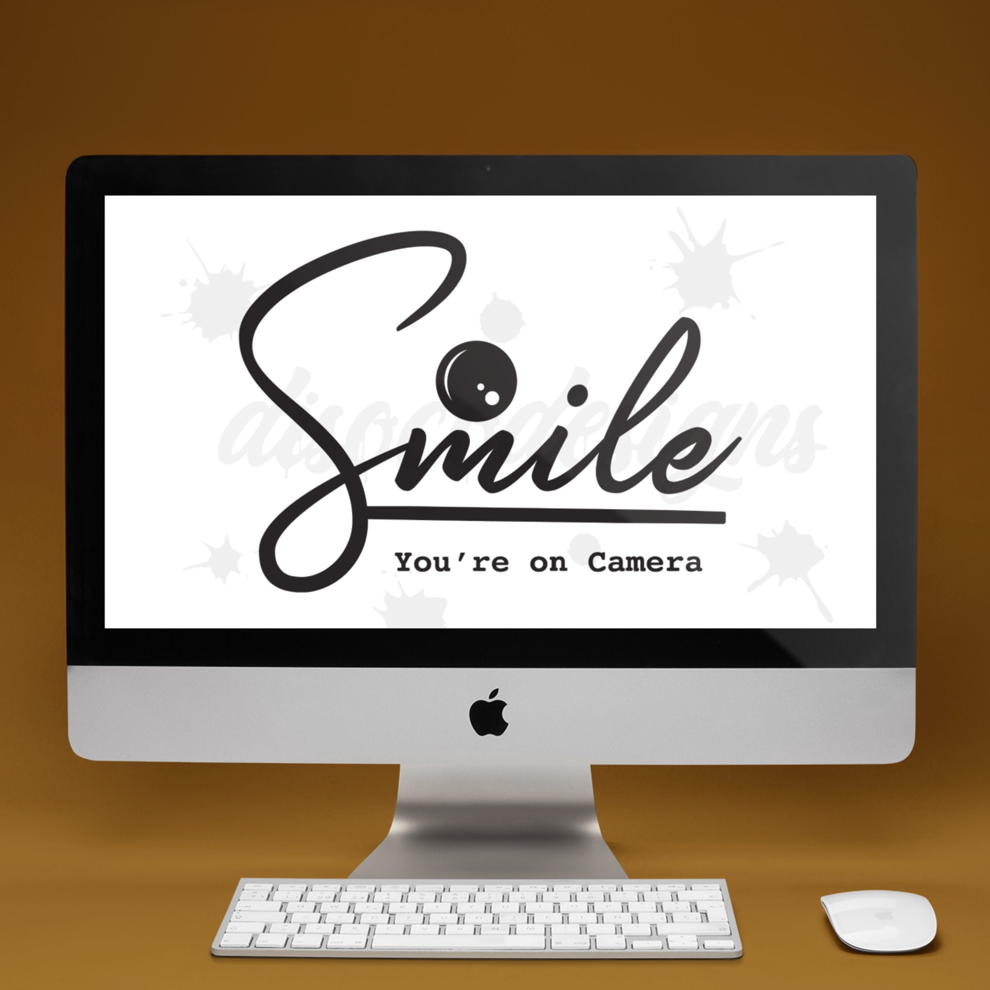 Smile You're on Camera PNG and SVG Files for Vinyl Cut or Clip Art - Etsy
