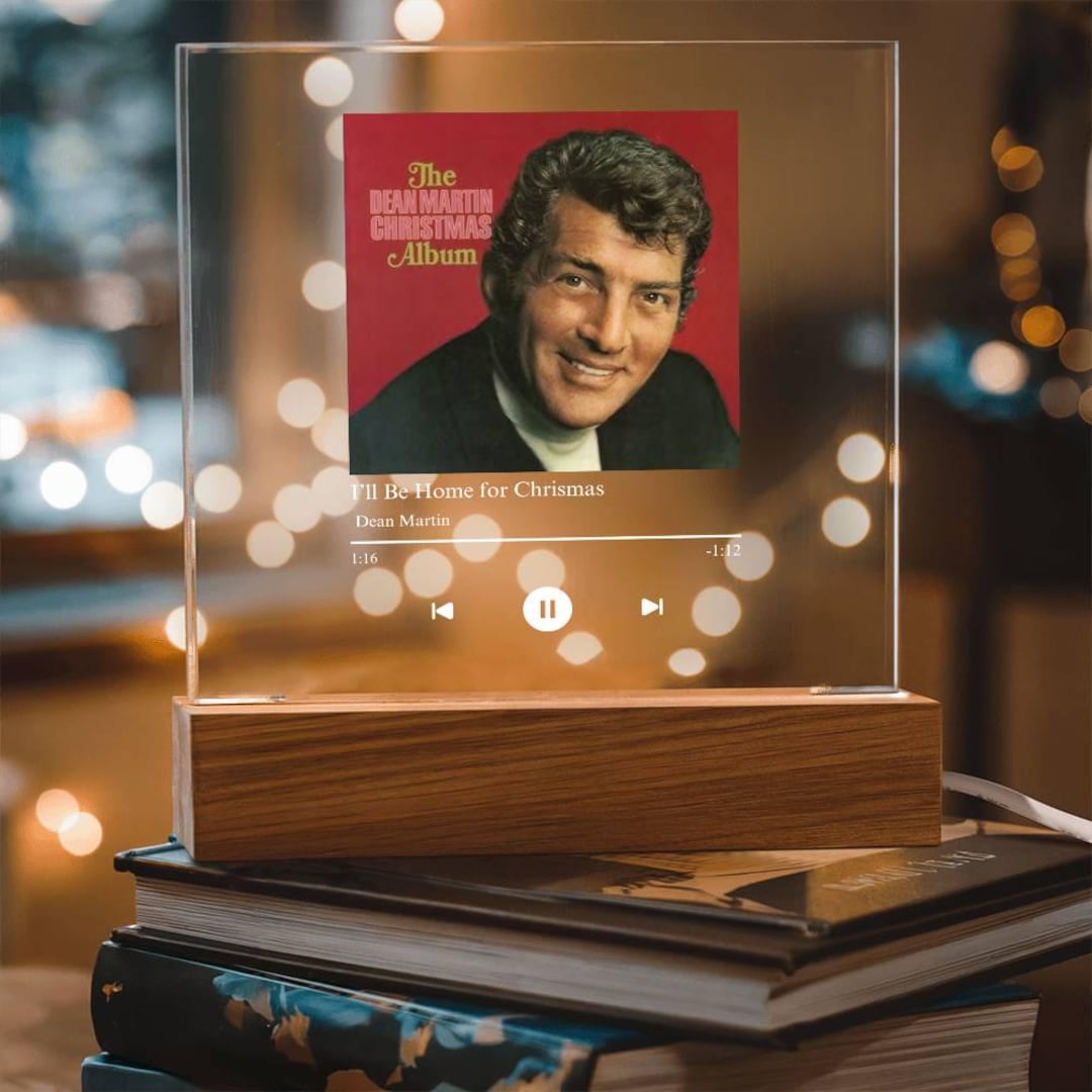 Dean Martin Christmas Album Plaque, I'll Be Home for Christmas - Etsy
